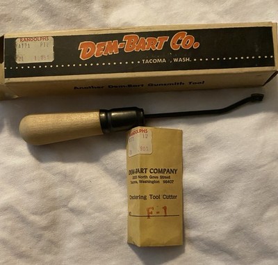 NEW OLD STOCK Dem-Bart Checkering Tool Handle & Shank w 3-20 cutter | eBay