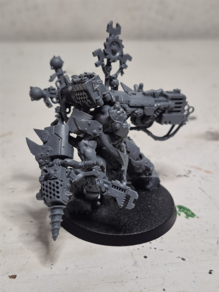 Games Workshop Warhammer 40k, Ork Big Mek, Built Mini | eBay