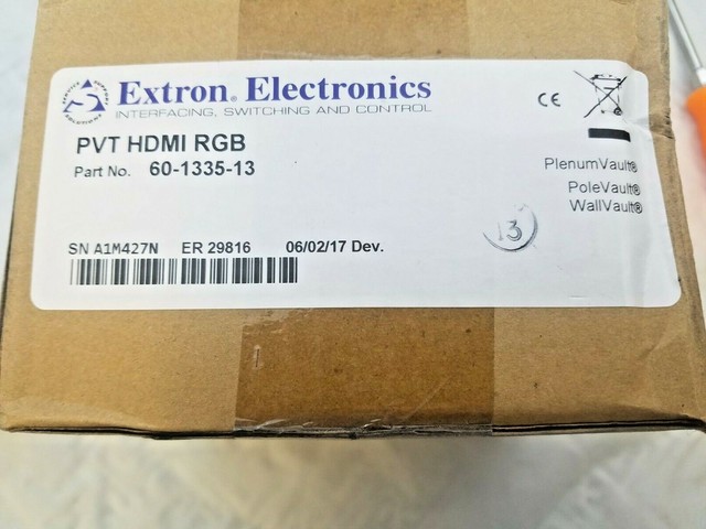 Extron PVT HDMI RGB 60-1335-13 ( white) ( Grey Bins) for sale online | eBay