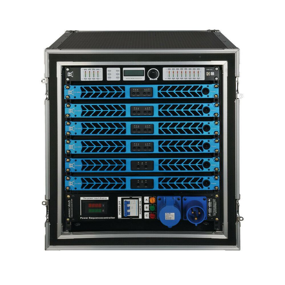 **NEW** CVR AUDIO D-2004 Series Pro Power Amplifier 1 RU 4 x 3400W at ...