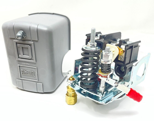 Square D Air Compressor Pressure Switch 95 On-125 Psi Off ...