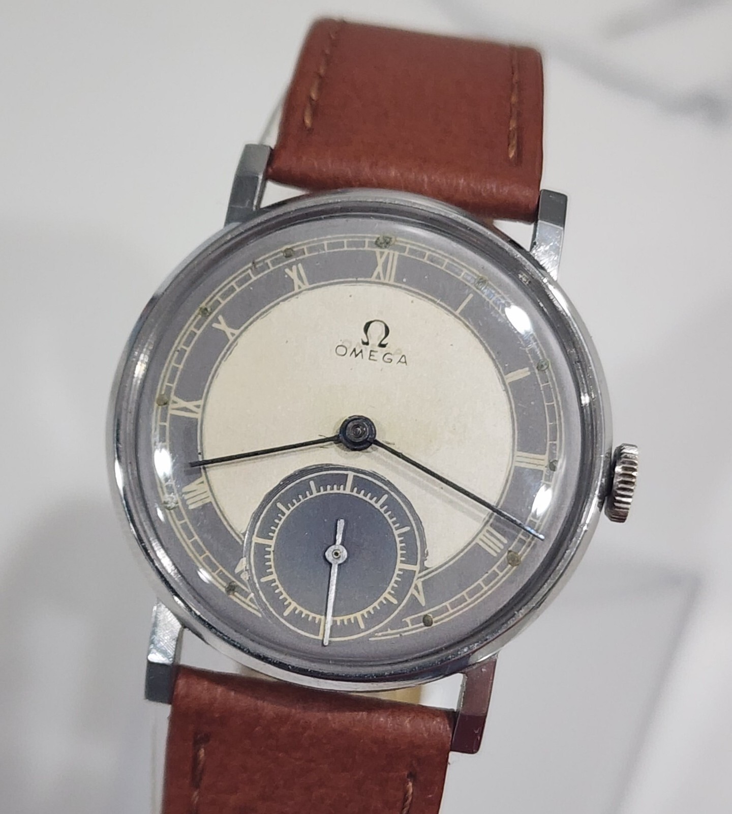 1939 Omega Cal. 30T2 Military WWII Men's 33mm Stainless Steel Vintage ...