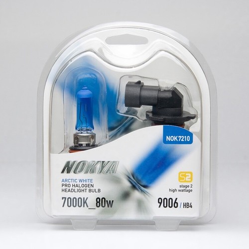 9006/HB4 Headlight Bulbs Nokya Arctic White 7000K 80W w/ Heavy Duty ...