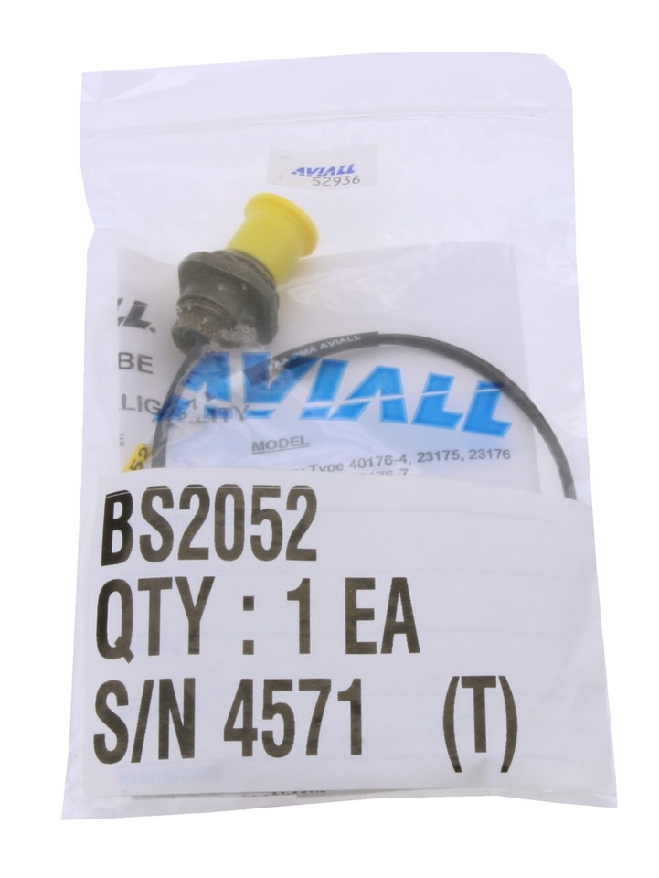 NEW AVIALL NICAD BATTERY TEMP SENSOR P/N BS2052 - LEARJET CARAVAN ...