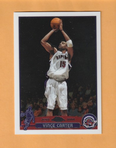 Vince Carter Toronto Raptors 2003-04 Topps Chrome #15 North Carolina 6T ...