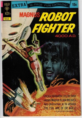 MAGNUS ROBOT FIGHTER # 34 (GOLD KEY) (1973) RUSS MANNING art - PAINTED ...