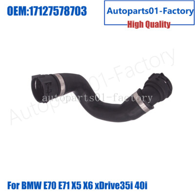 17127578703 Lower Water Tank Radiator Hose For BMW E70 E71 X5 X6 ...