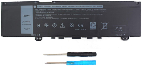 38WH 39DY5 F62G0 Battery for Dell Inspiron 13 7000 I7373 7373 7386 2-In ...