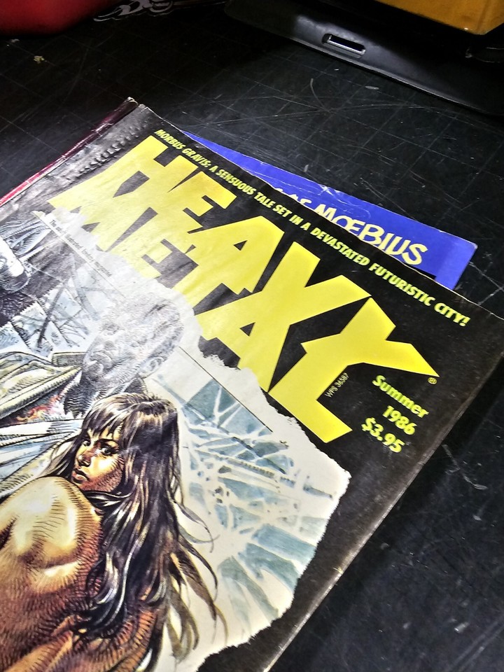 Heavy Metal Magazine Summer 1986 Morbus Gravis by Serpieri Druuna | eBay