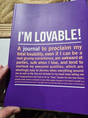 Knock Knock I`m Loveable Inner Truth Journal by Knock Knock Book The ...