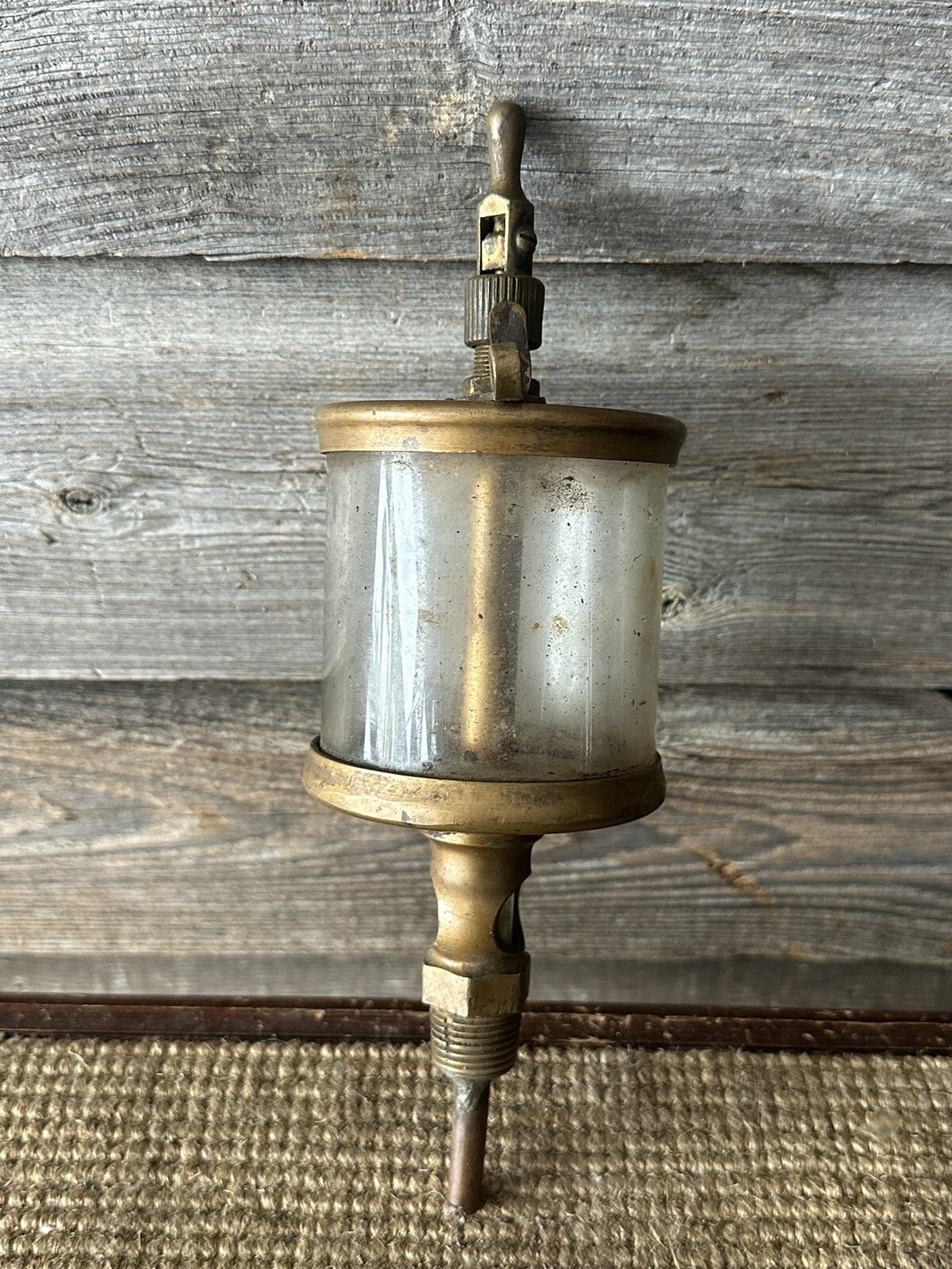 Vintage Lunkenheimer Brass/Glass Oiler Sentinel No.5 | eBay