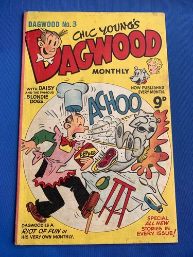 Australian Golden Age Comic Book Dagwood #3 9D Australia Comic Book ...