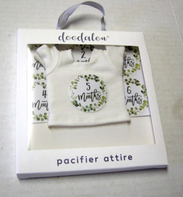 Doodalou, Pacifier Attire, Unisex, 5 Moa., Fits Most Plush Pacifier ...