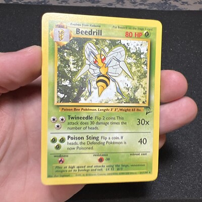 Beedrill 21/130 Base Set 2 Rare Pokemon Card Non-Holo | eBay