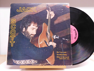 Jack Scott michigan RnR rockabilly 1975 LP Jack Scott on Ponie Records ...