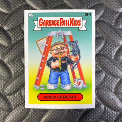 GARBAGE PAIL KIDS GO ON VACATION SP-4 JINXED JEREMY 2023 GPK RARE SHORT ...