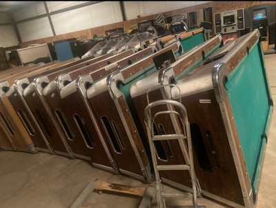 7 FT COIN OPERATED COMMERCIAL POOL TABLES = VALLEY-DYNAMO-GREAT ...