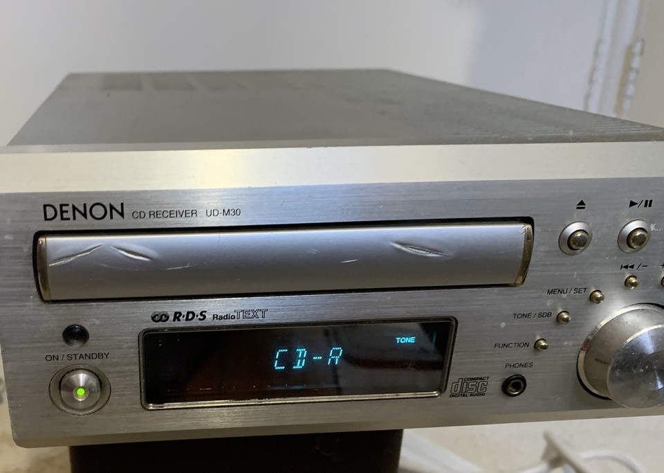 Denon UD-M30 Stereo CD Receiver, Speakers, Original Remote Control ...