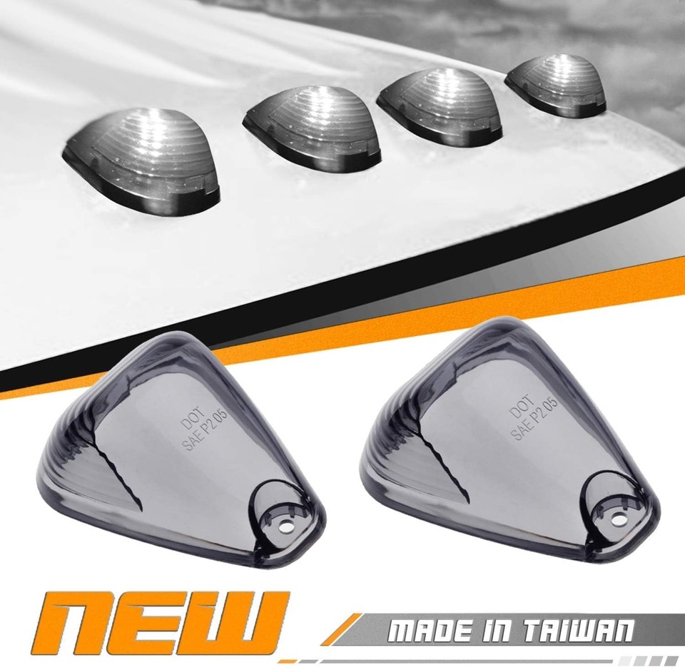 Durable Smoke Roof Cab Lights with Long-Lasting LED Bulbs for F-Series ...