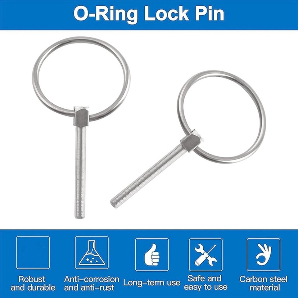 Lynch Pin, 4PCS Dia 4.5mm 316 Stainless Steel Round Safety Pins ...