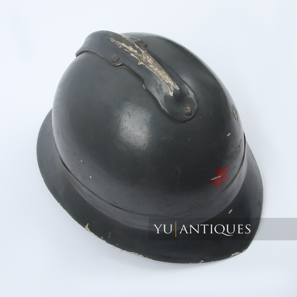 SFRY Yugoslavia Militia Milicija Hel met Casque Red Star Insignia ...