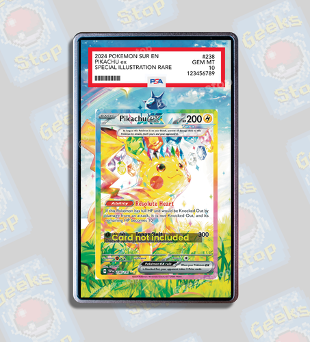 Pikachu ex SAR PSA CGC Beckett | Extended Art Display Case for Graded ...
