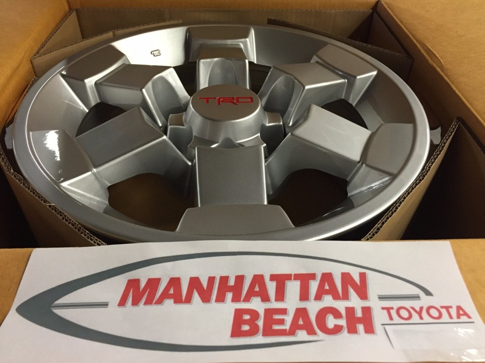 2007-2015 FJ CRUISER NEW FACTORY TRD 16" ALLOY 6 SPOKE SILVER WHEEL ...