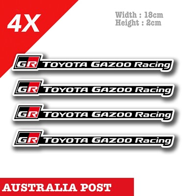 TOYOTA GAZOO Racing GR, TOYOTA Stickers | eBay