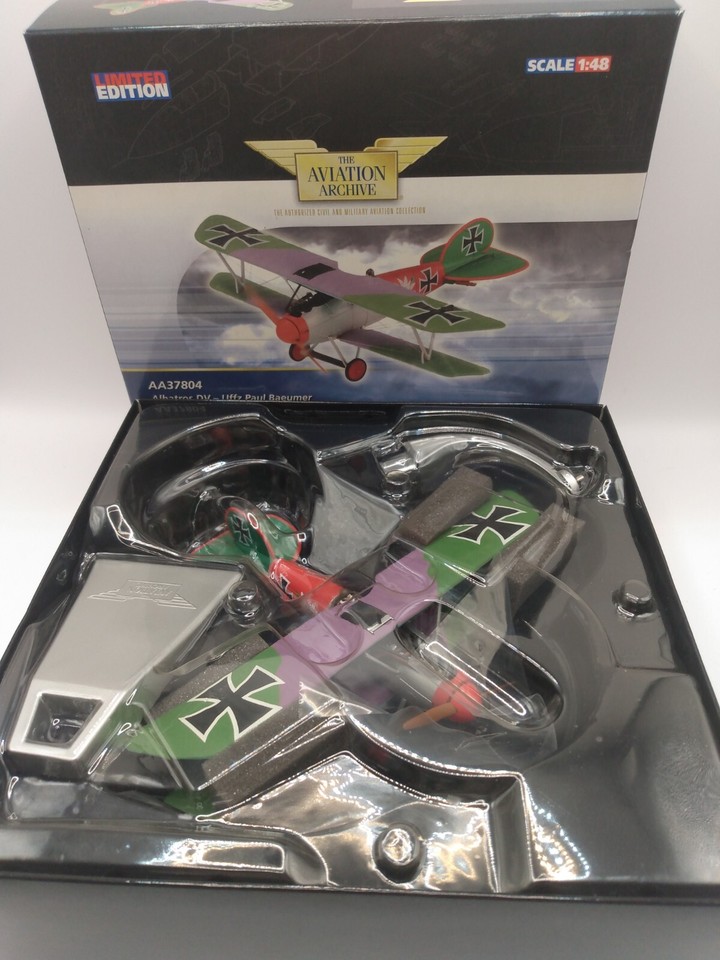 Corgi 1/48 Albatros DV Uffz Paul Baeumer AA37804 Die-Cast Model | eBay