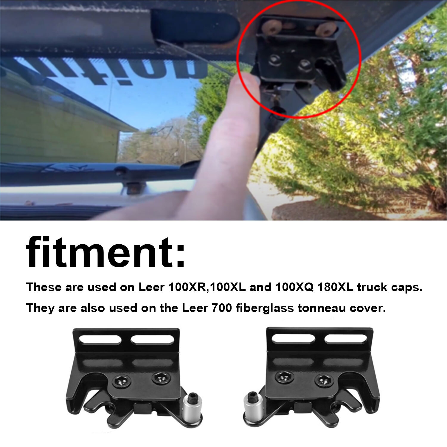 2pcs Truck Cap Rotary Latch For 100XL/XR/XQ/180XL 700 tonneau 83515/ ...