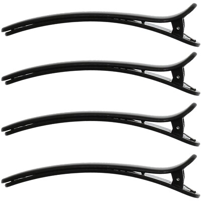 4 x Salon Hair Splitting Clips Styling Sectioning Clamps Hairdressing ...