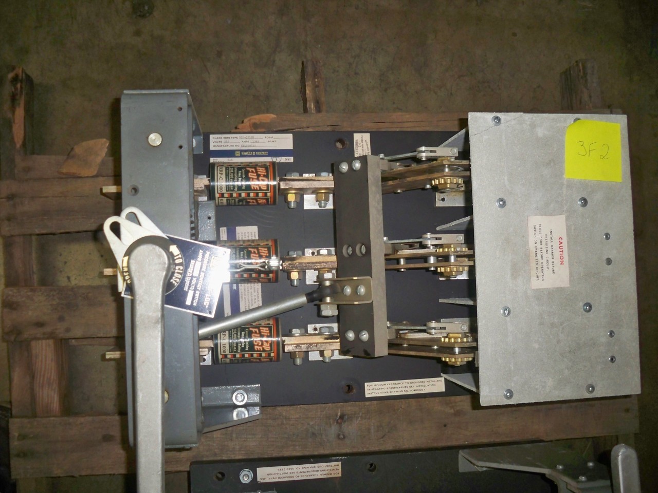 Square D Bolt-Loc BLO32120 1200A 3p 240V Black back Switch Used E-OK | eBay