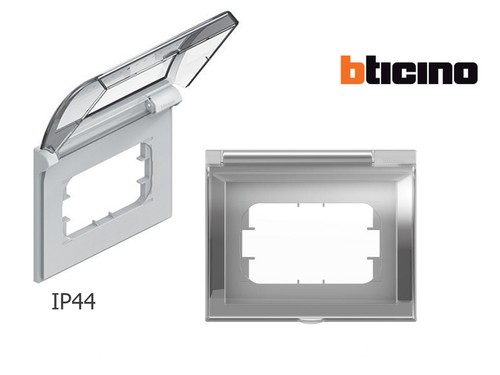 BTICINO 26603 CUSTODIA UNIVERSALE IP44 3 MODULI INSTALLABILE SU SCATOLE ...