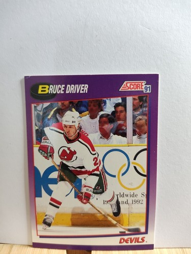 BRUCE DRIVER🏆1991 SCORE #89 DEVILS NHL Hockey Card🏆 | eBay