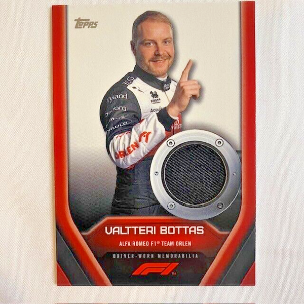 2022 Topps Formula 1 - F1 Relics #F1RL-VB Valtteri Bottas (MEM) for ...