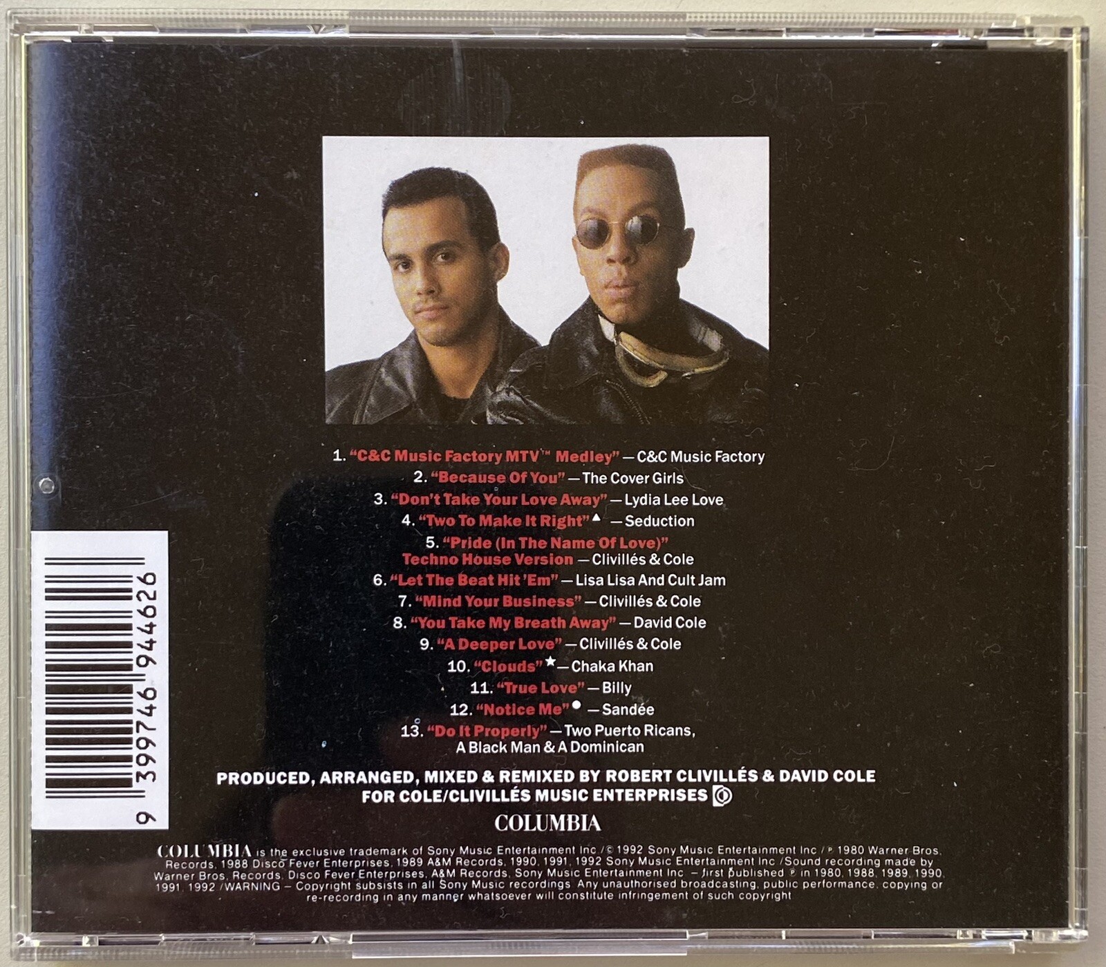 Clivillés + Cole ‎– Greatest Remixes Vol. 1 - CD | eBay Australia