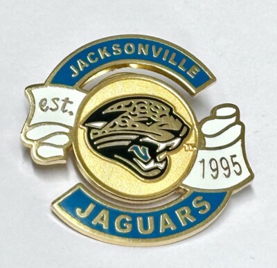 Jacksonville Jaguars Pin NFL Football Establish 1995 Lapel Pin | eBay