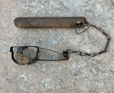 Victor Oneida No. #1 1921 Pat Vintage Antique TRAP Old Animal Cabin ...