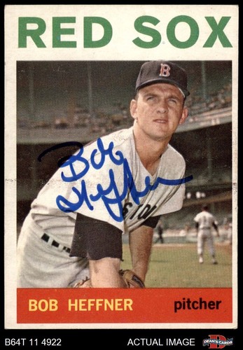 1964 Topps #79 Bob Heffner Red Sox AUTO Signed | eBay