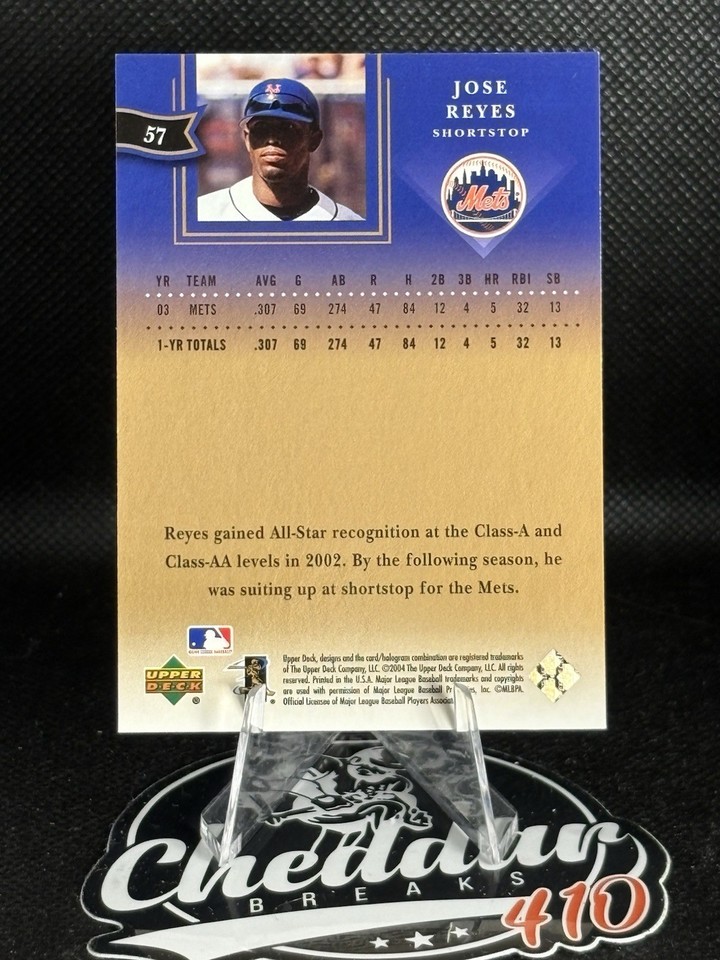 2004 Upper Deck Diamond Collection All-Star Lineup Jose Reyes #57 | eBay