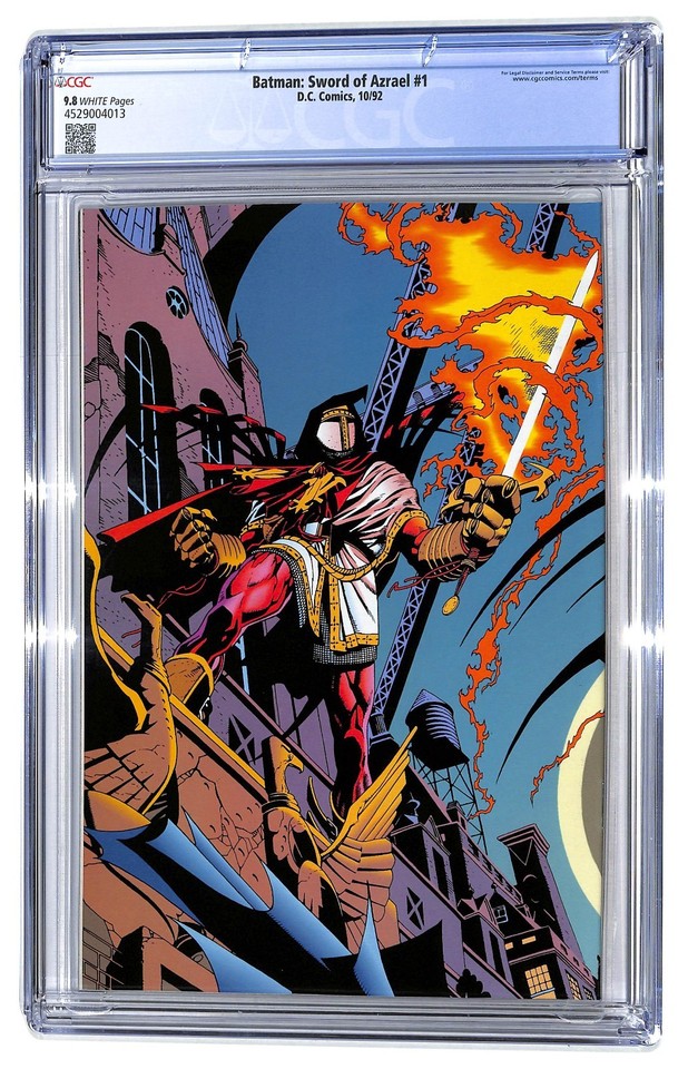 Batman: Sword of Azrael #1 CGC 9.8 1st Azrael Quesada & Nowlan Cvr (AT ...
