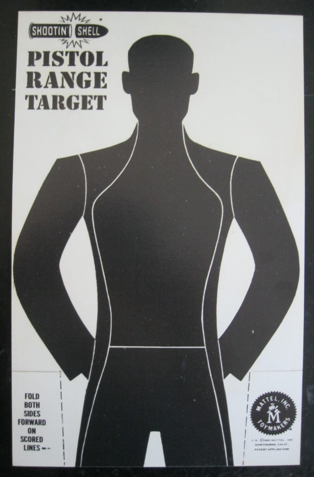Mattel Shootin' Shell Snub-Nose Private Detective Cap Gun Set w ...