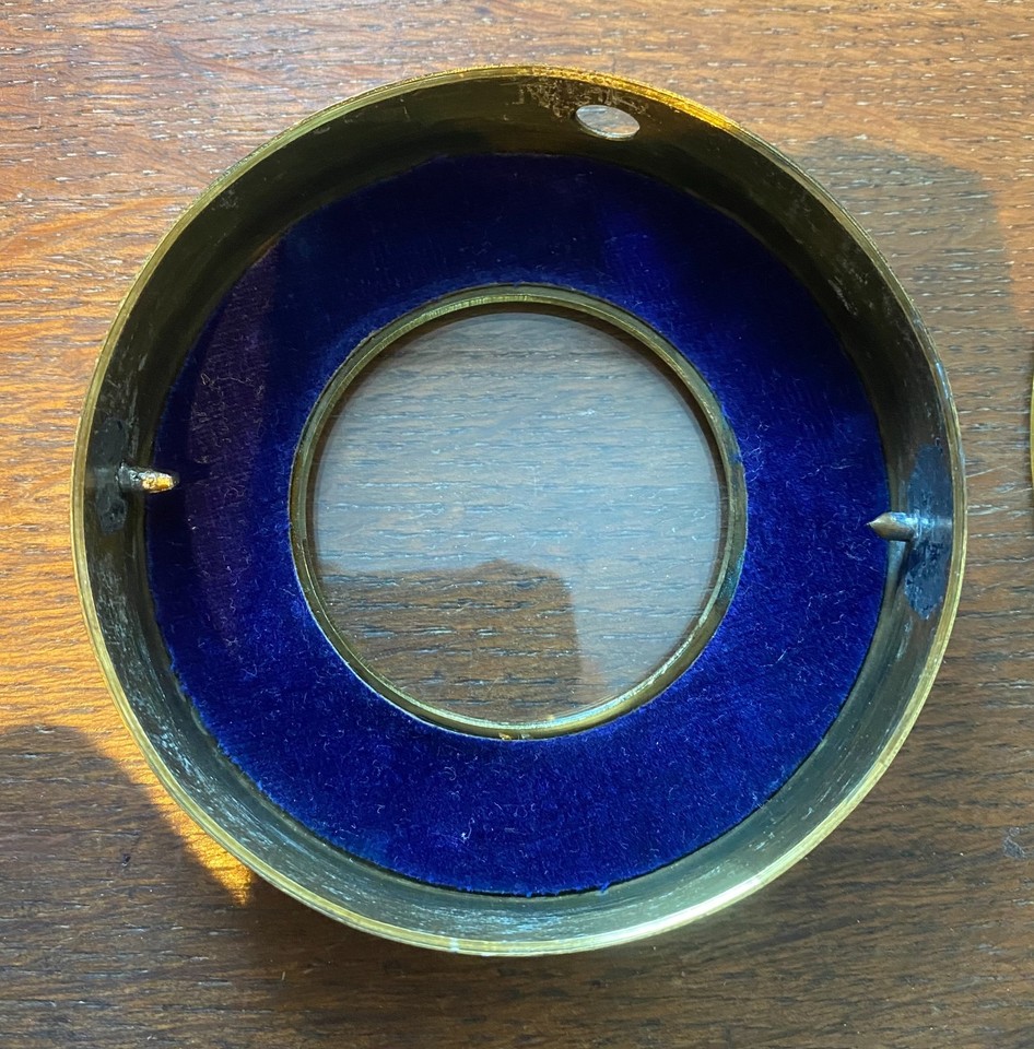 English silver pocket watch in a brass wall case. | eBay UK