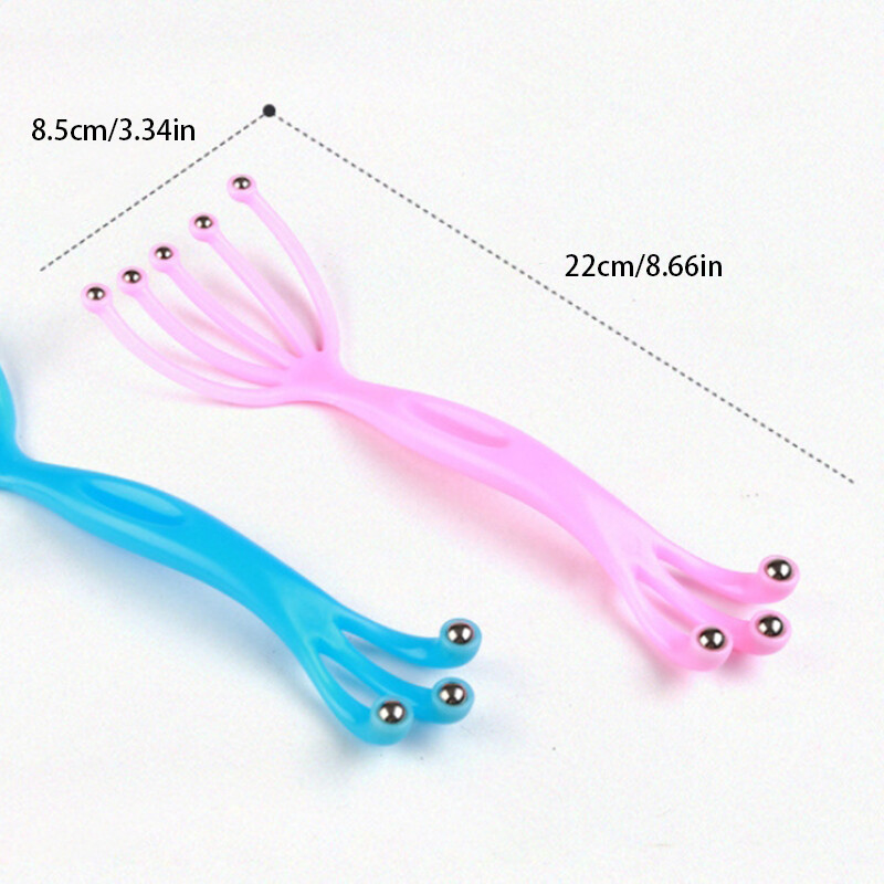 Scalp Massager Claw Head Brain Acupoint Massage Claws Finger Massager ...