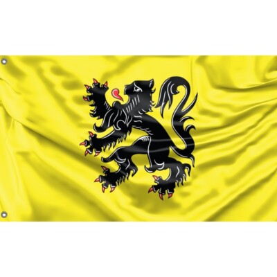 Flanders Flag, Unique Design, 3x5 Ft / 90x150 cm size, EU Made | eBay