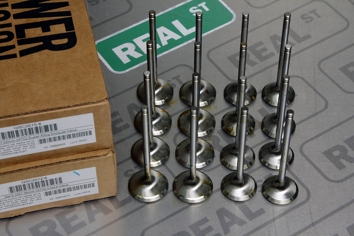 GSC SS STD Intake & Super Alloy Exhaust Valves for WRX EJ205 EJ255 STi ...
