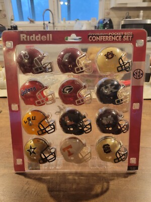 NEW Riddell Revolution Pocket Size 2011 SEC Conference Helmet Set | eBay