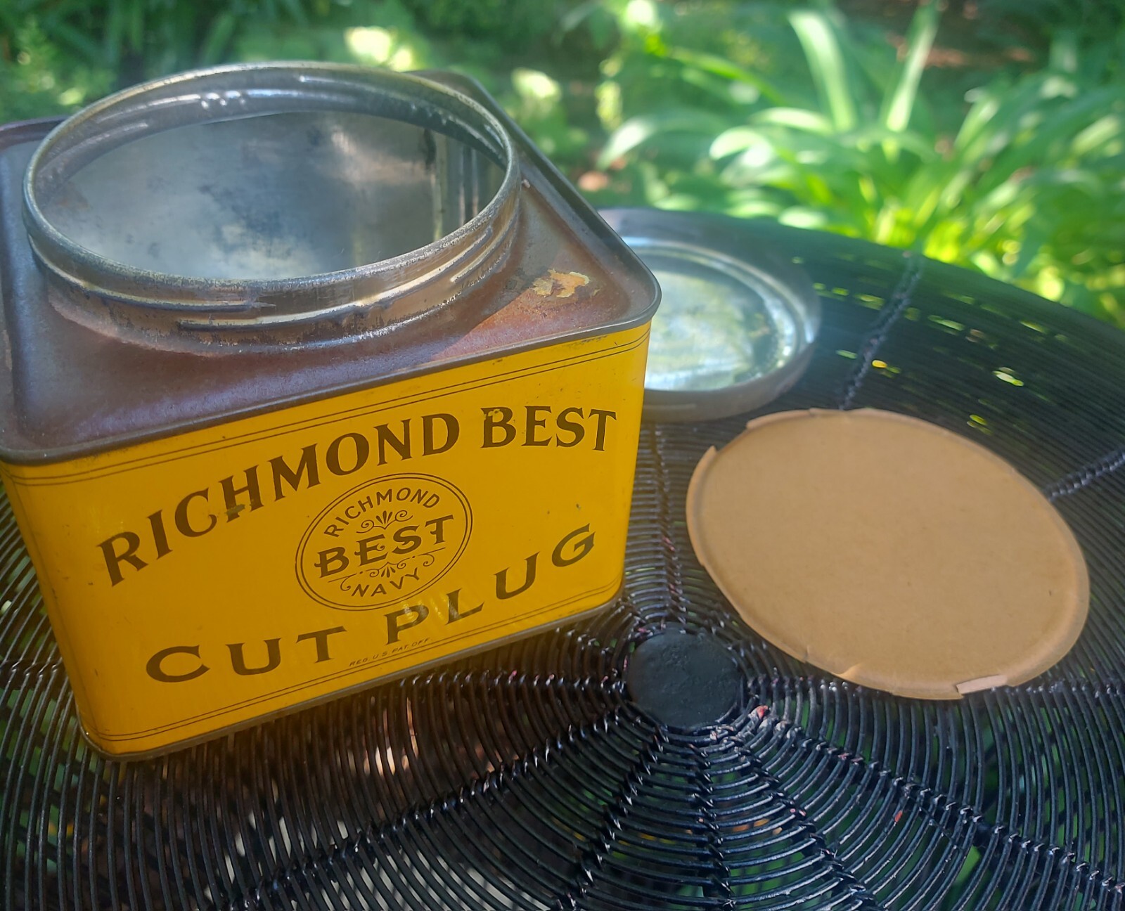Richmond Best Cut Plug 16 oz Tobacco Tin | eBay