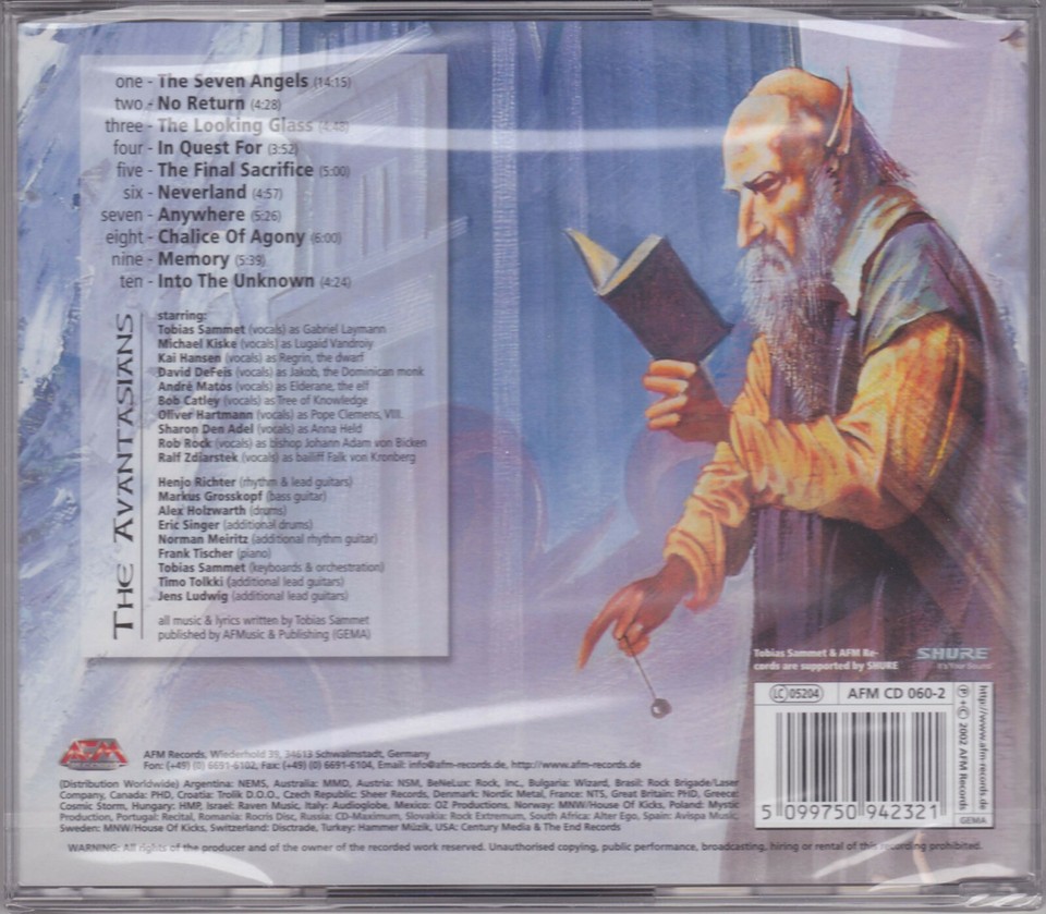 Avantasia 2002 CD - The Metal Opera Part II - Edguy/Helloween/Kamelot ...