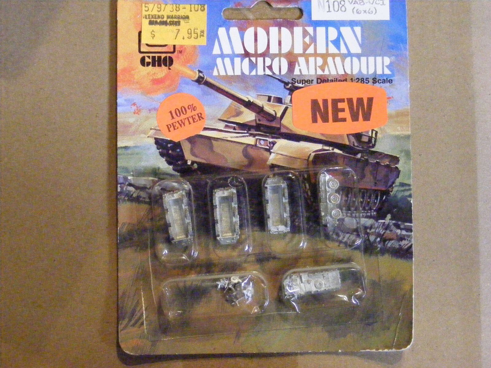 GHQ 1/285 Scale metal French VAB - VCI 6x6 APC Pack Cold War | eBay
